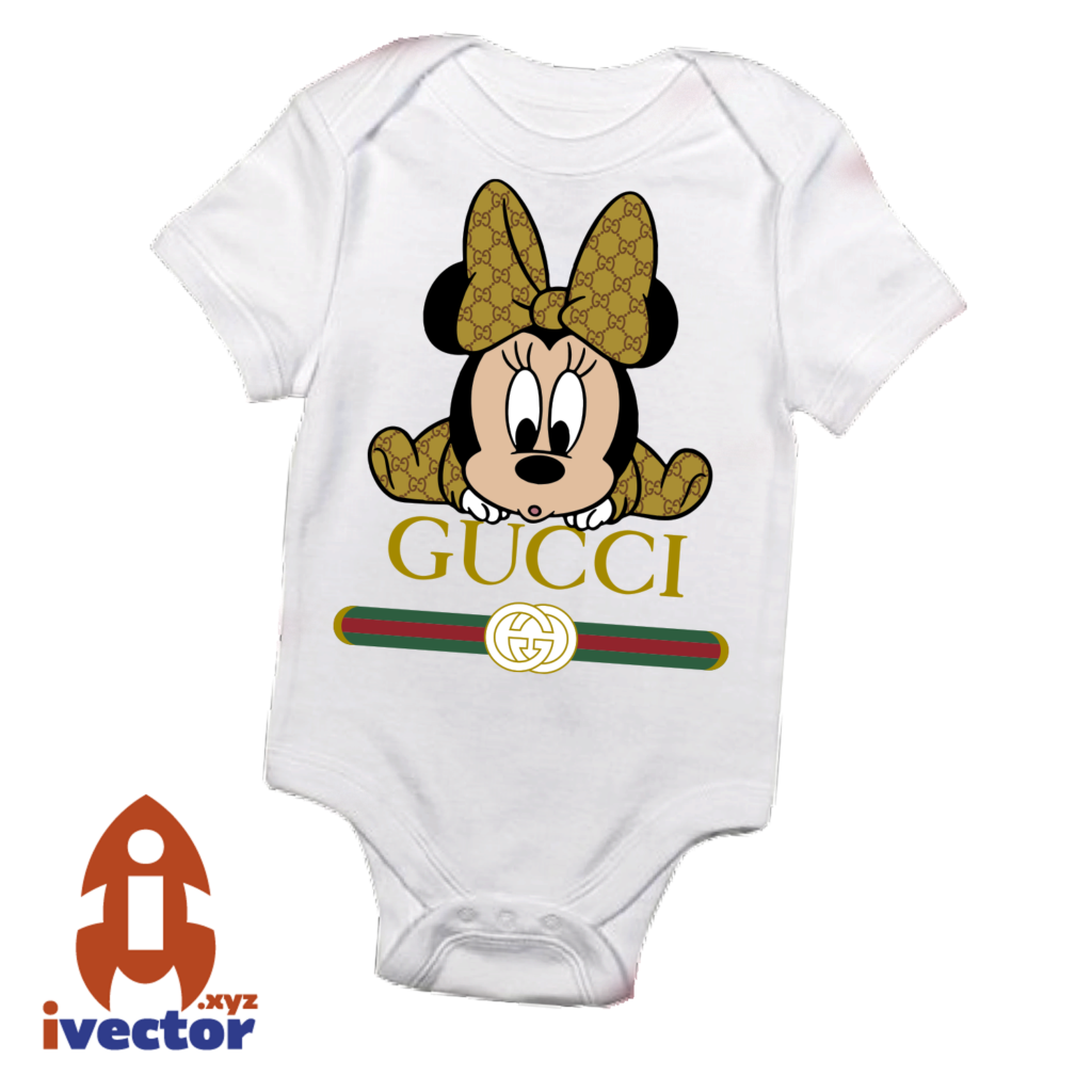 BABY MINNIE GUCCI LOGO VECTOR EDITABLE EPS PDF - Ivector