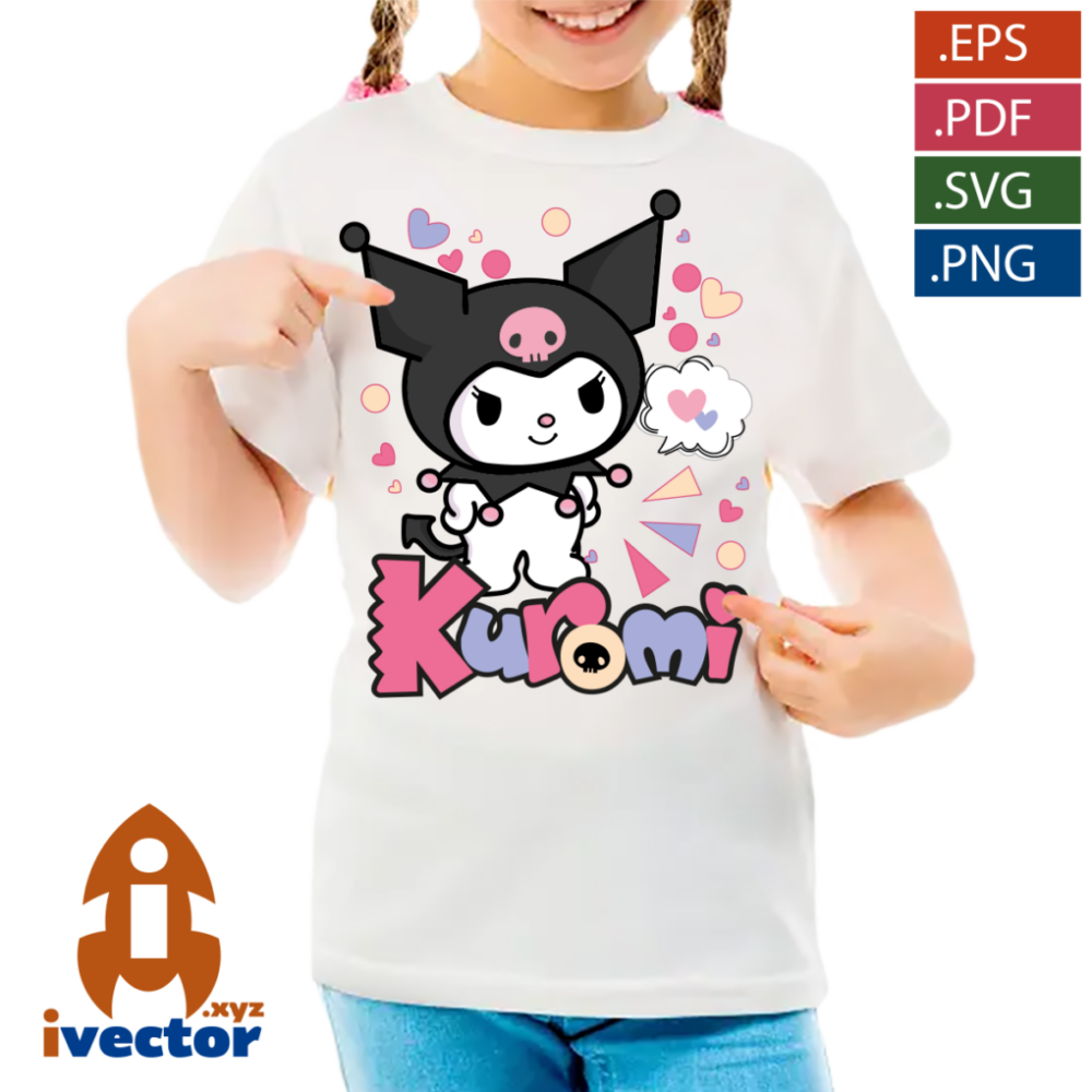 KUROMI VECTOR EDITABLE EPS PDF - Ivector Plantillas