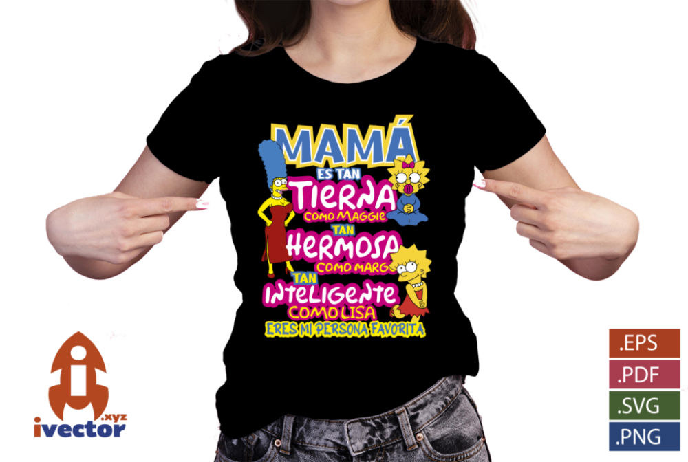MAMA ES TAN INTELIGENTE COMO SIMPSON VECTOR - Ivector