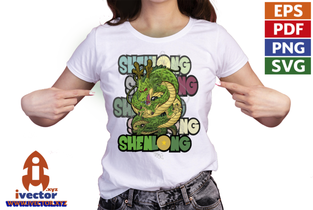 SHENLONG DRAGON BALL VECTOR EDITABLE EPS PDF - Ivector