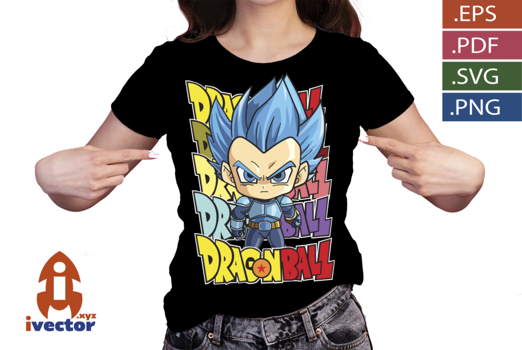 VEGETA BALL VECTOR EDITABLE EPS PDF - Ivector