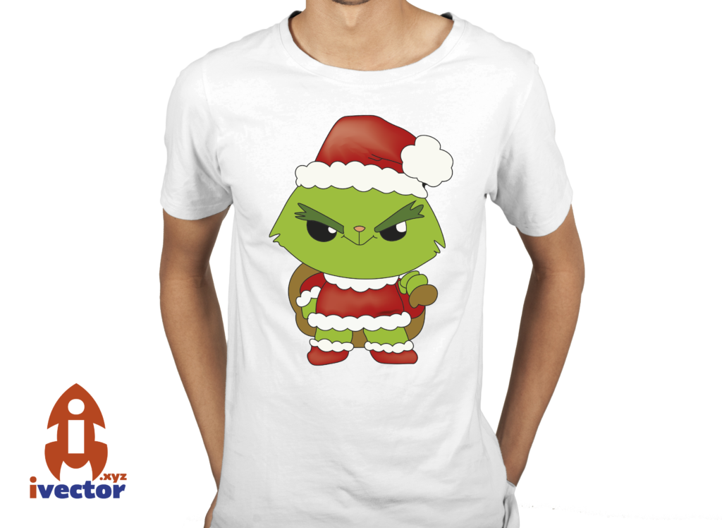 Grinch navidad vector editable dtf - Ivector