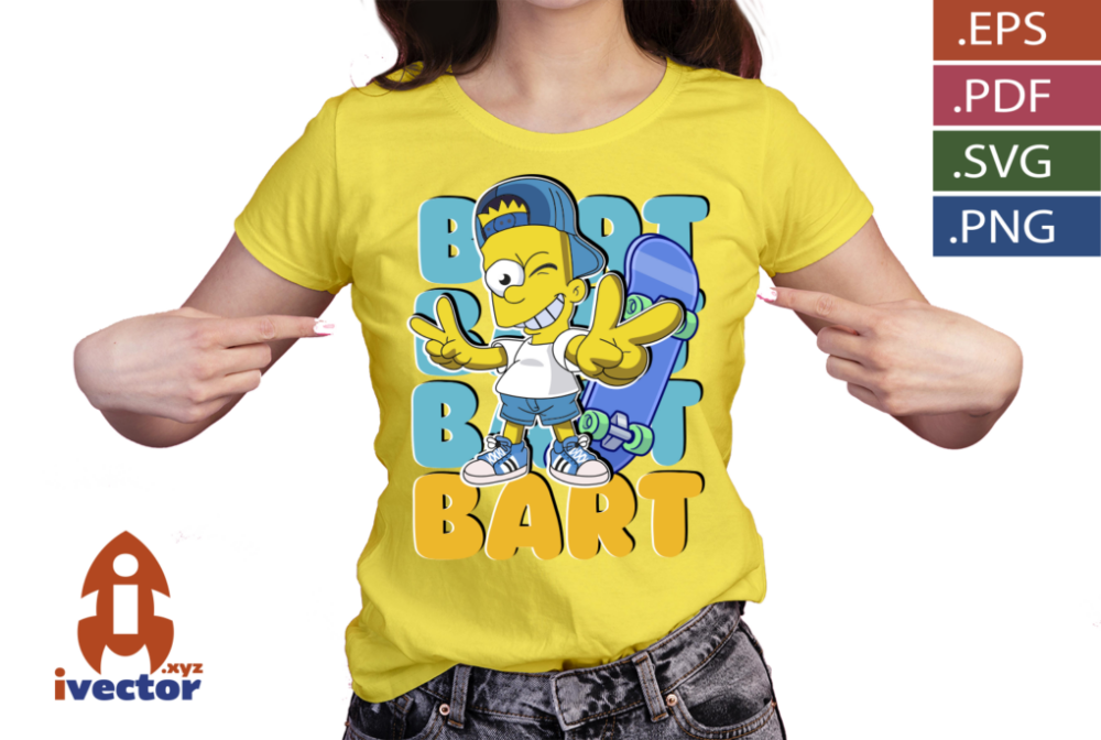 BART SIMSON VECTOR EDITABLE EPS PDF - Ivector Plantillas