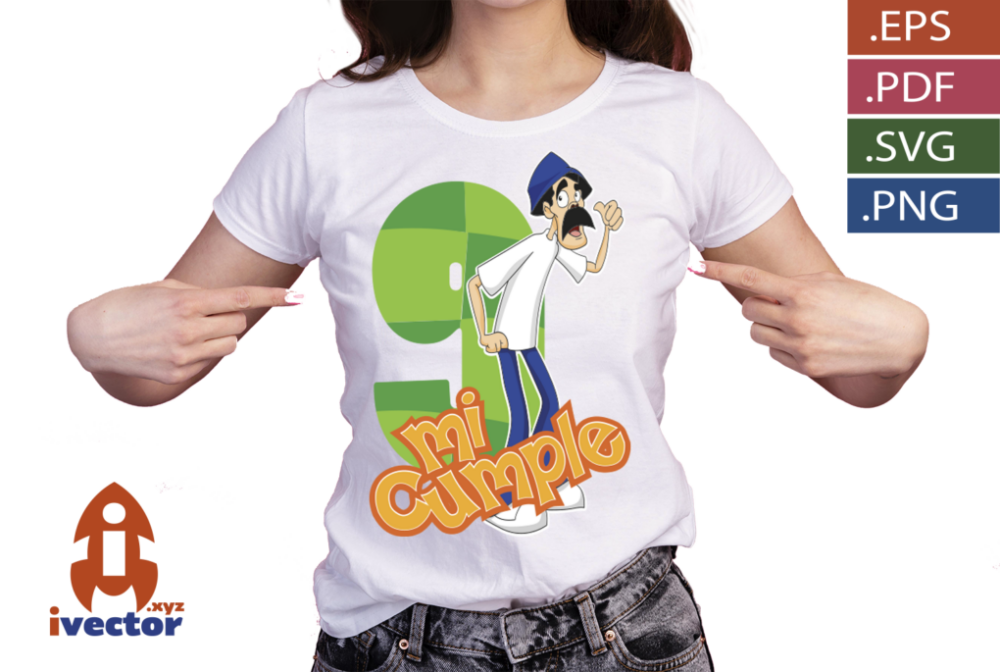 CHAVO DEL 8 DON RAMON CUMPLEAÑOS VECTOR - Ivector Plantillas