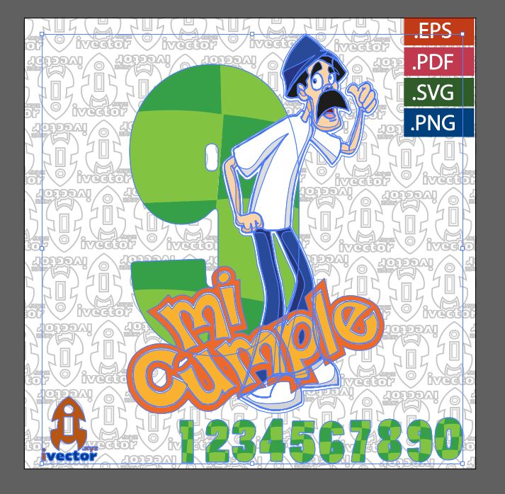 CHAVO DEL 8 DON RAMON CUMPLEAÑOS VECTOR - Ivector Plantillas