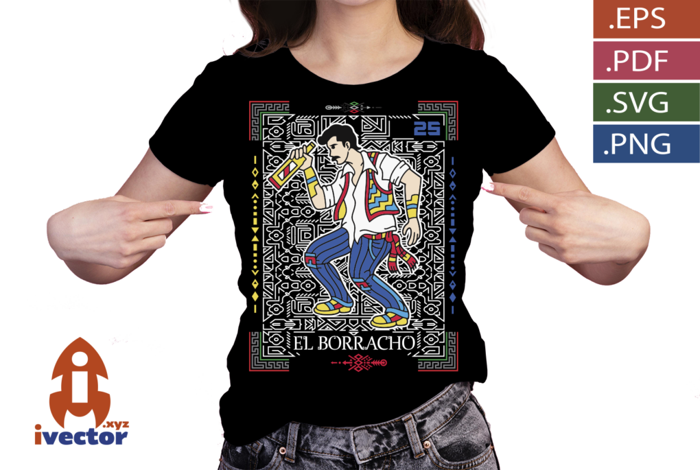 LOTERIA EL BORRACHO VECTOR EDITABLE EPS PDF - Ivector Plantillas