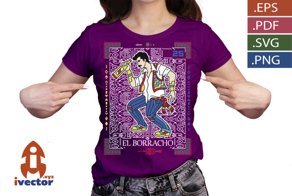 LOTERIA EL BORRACHO VECTOR EDITABLE EPS PDF - Ivector Plantillas