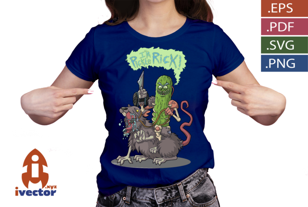 PICKE RICK VECTOR EDITABLE EPS PDF - Ivector Plantillas